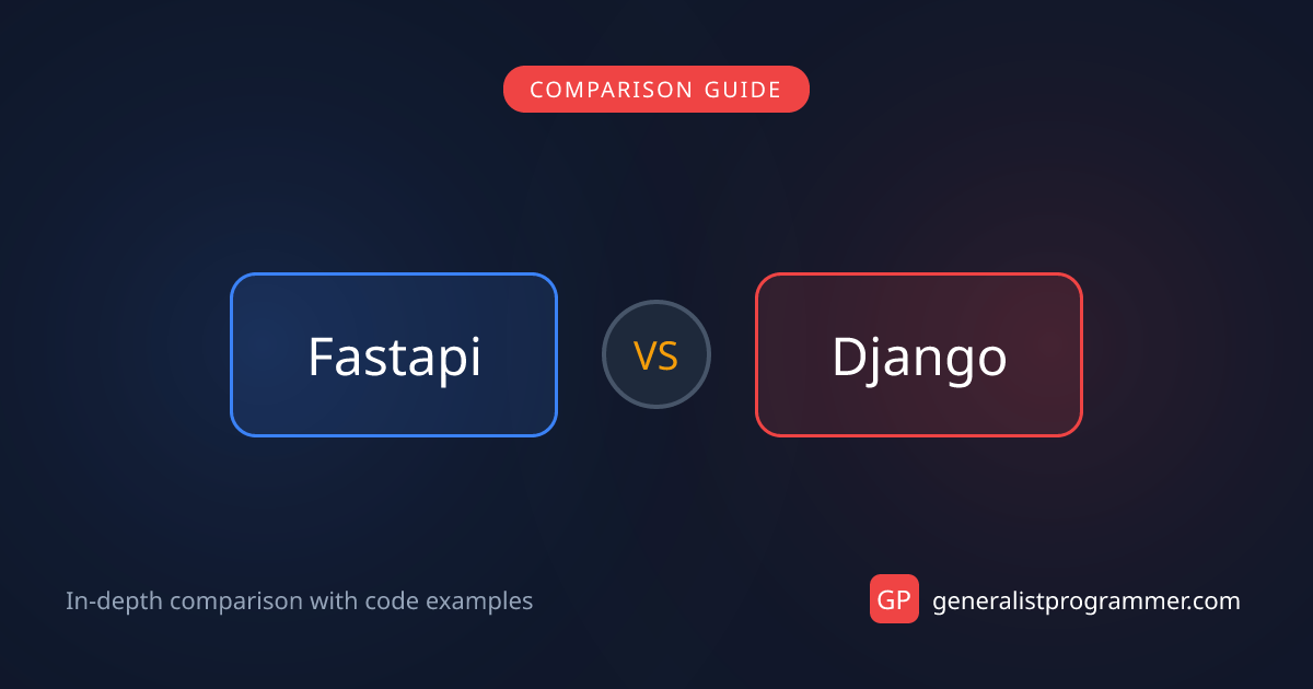 FastAPI vs Django: Complete 2025 Python Framework Comparison
