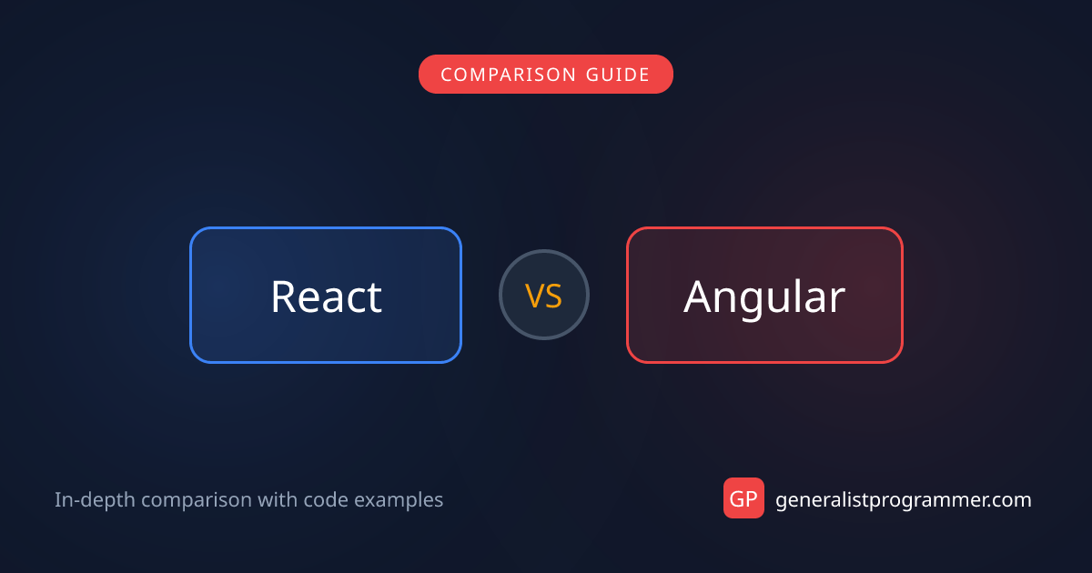 React vs Angular: Complete 2025 Framework Comparison Guide