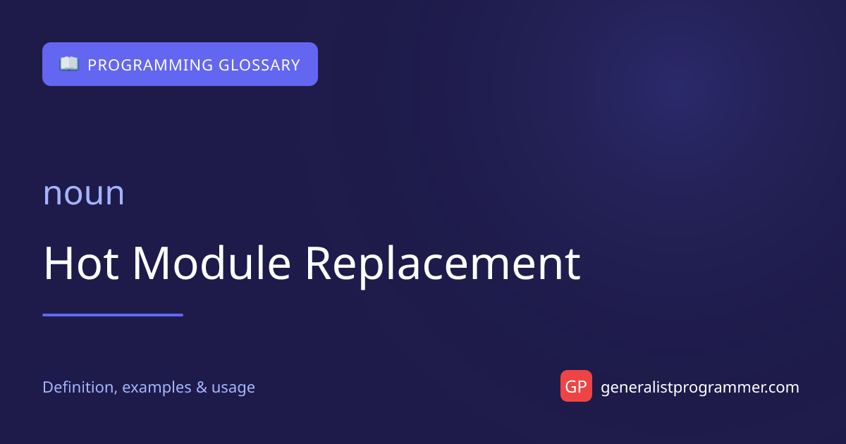 What is Hot Module Replacement - JavaScript Guide | Programming ...